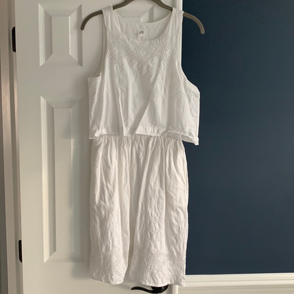 GAP | Dresses | Gap White Linen Dress | Poshmark